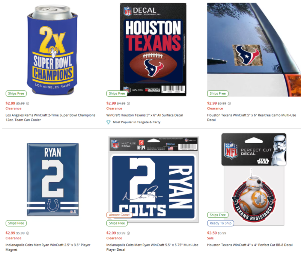 25% Off + NFL Shop Coupons & Promo Codes – June 2025