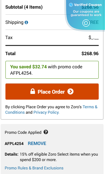 20% Off Zoro Coupons & Promo Codes - May 2025