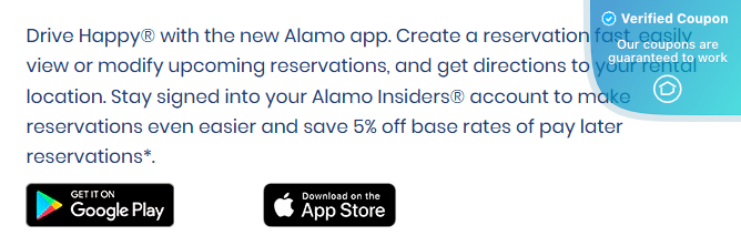 10% Off Alamo Coupons & Discount Codes - May 2025