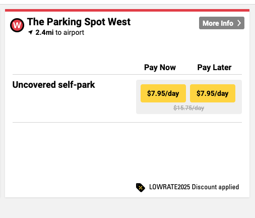30% Off The Parking Spot Coupons & Promo Codes - May 2025