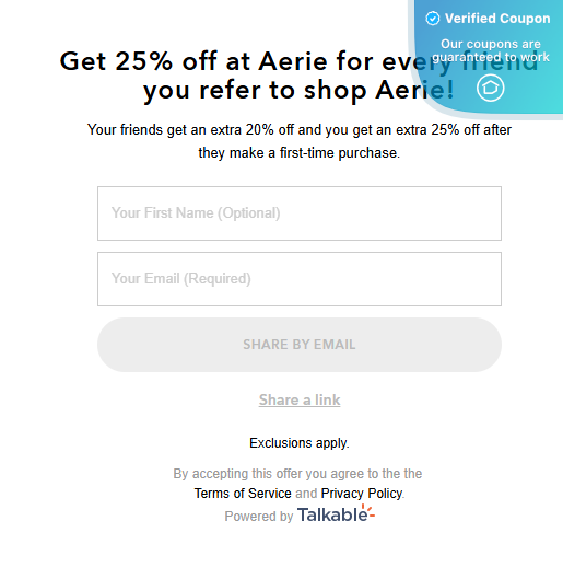 70% Off Aerie Coupons & Promo Codes - May 2025