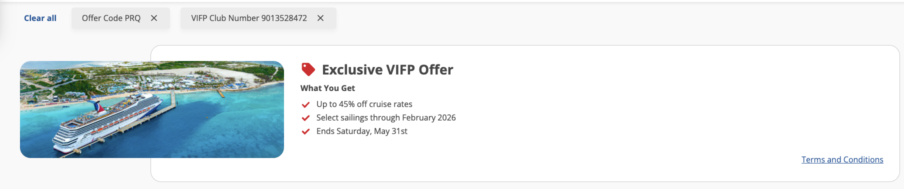 45% Off Carnival Cruise Coupons & Promo Codes - May 2025