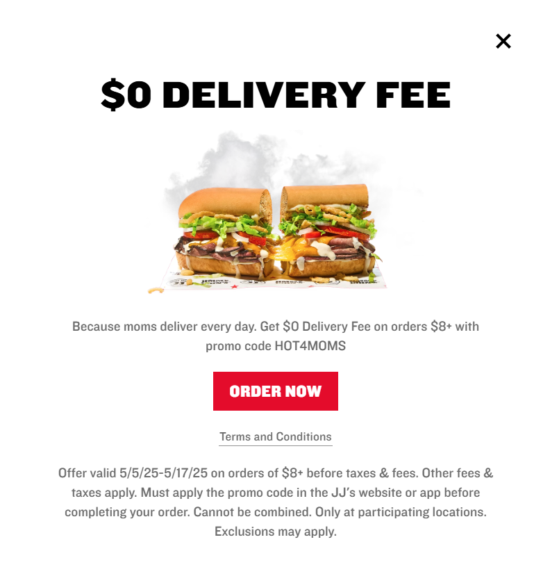 Jimmy Johns Coupons & Promo Codes - May 2025