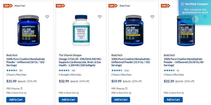 49 Vitamin Shoppe Coupons & Promo Codes for June 2025