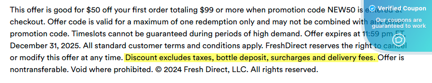 $20 Off + FreshDirect Coupons & Promo Codes – July 2025