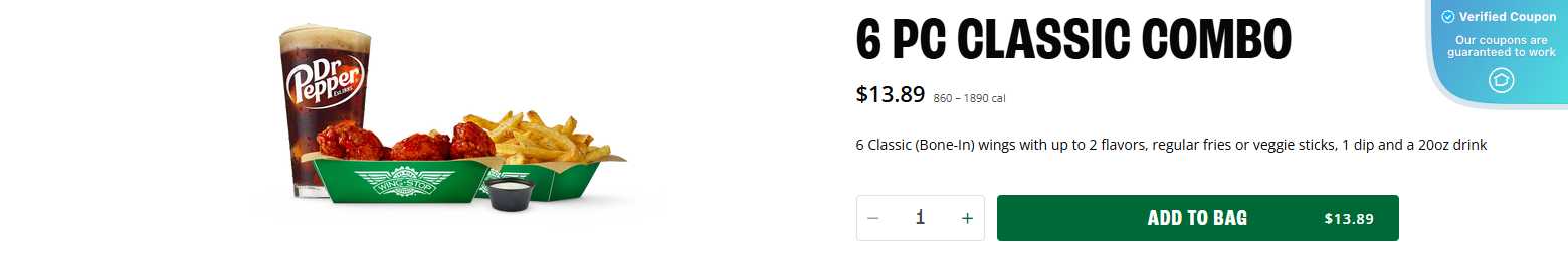 Wingstop Coupons & Promo Codes - May 2025