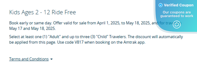 10% Off Amtrak Coupons & Discount Codes - May 2025