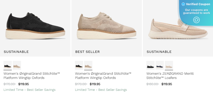 25% Off Cole Haan Coupons & Promo Codes - May 2025