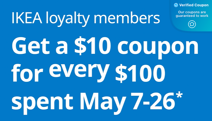 $25 Off IKEA Coupons & Discount Codes - May 2025