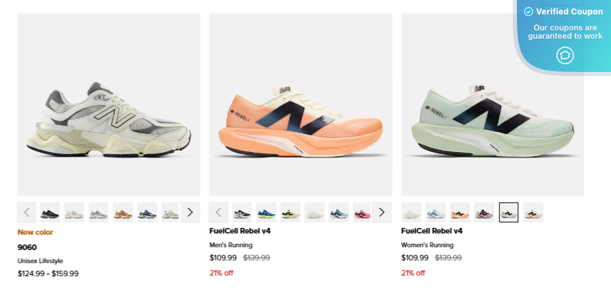 20% Off New Balance Coupons & Promo Codes - May 2025
