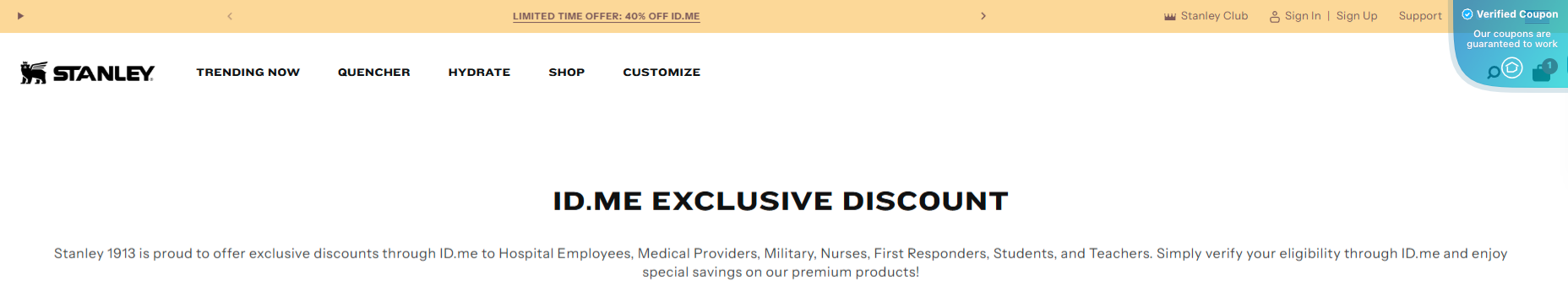 20% Off Stanley Coupons & Discount Codes - June 2025