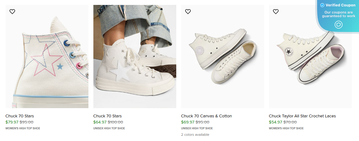 20% Off Converse Coupons & Promo Codes - June 2025