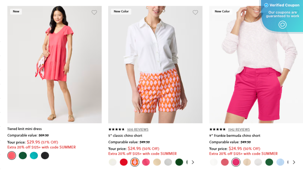 20% Off + J Crew Factory Coupons & Promo Codes – June 2025