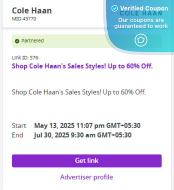 15% Off Cole Haan Coupons & Promo Codes - June 2025