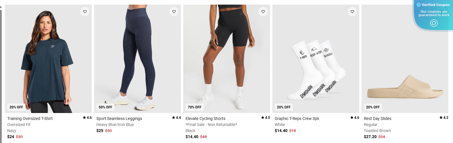 Gymshark - Coupons & Discount Code for June 2025
