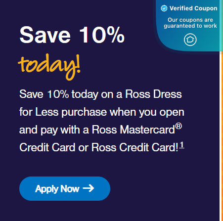 Ross Coupons - Up to 10% Off (No Codes Needed in June)