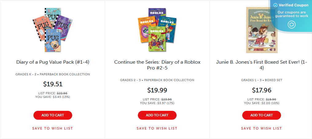 Save up to 15% with Scholastic Promo Codes in June 2025