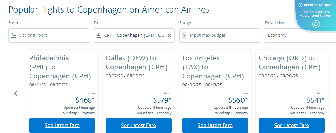 10% Off American Airlines Coupons & Promo Codes - May 2025