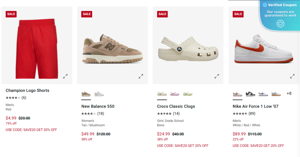 20% Off Champs Coupons & Promo Codes - June 2025