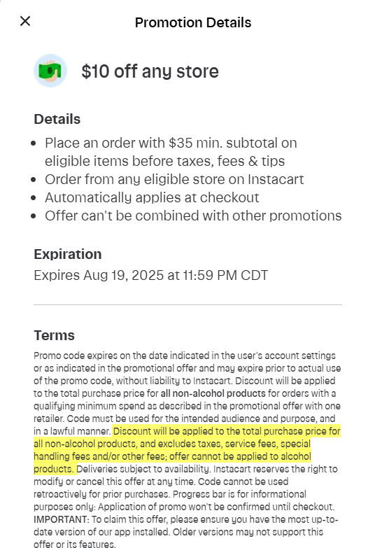 $10 Off Instacart Coupons & Promo Codes - May 2025