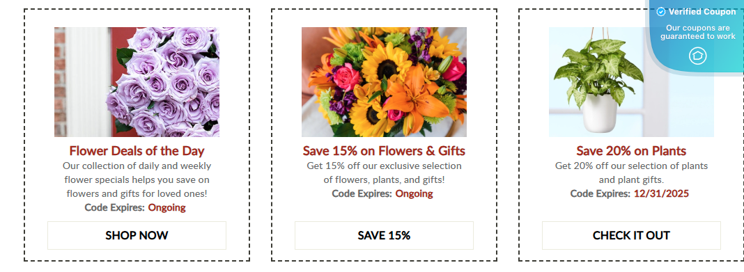 30% Off 1800Flowers Coupons & Promo Codes - June 2025