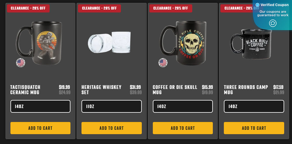 30% Off Black Rifle Coffee Coupons & Promo Codes - May 2025