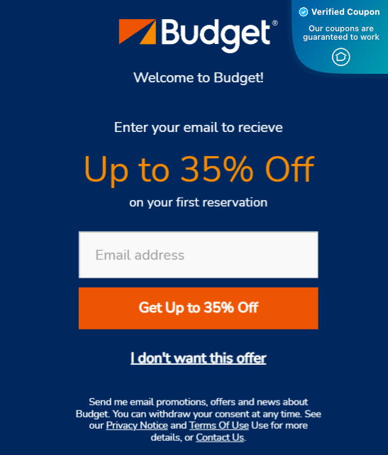 Save up to 10% with Budget Car Rental Discount Codes