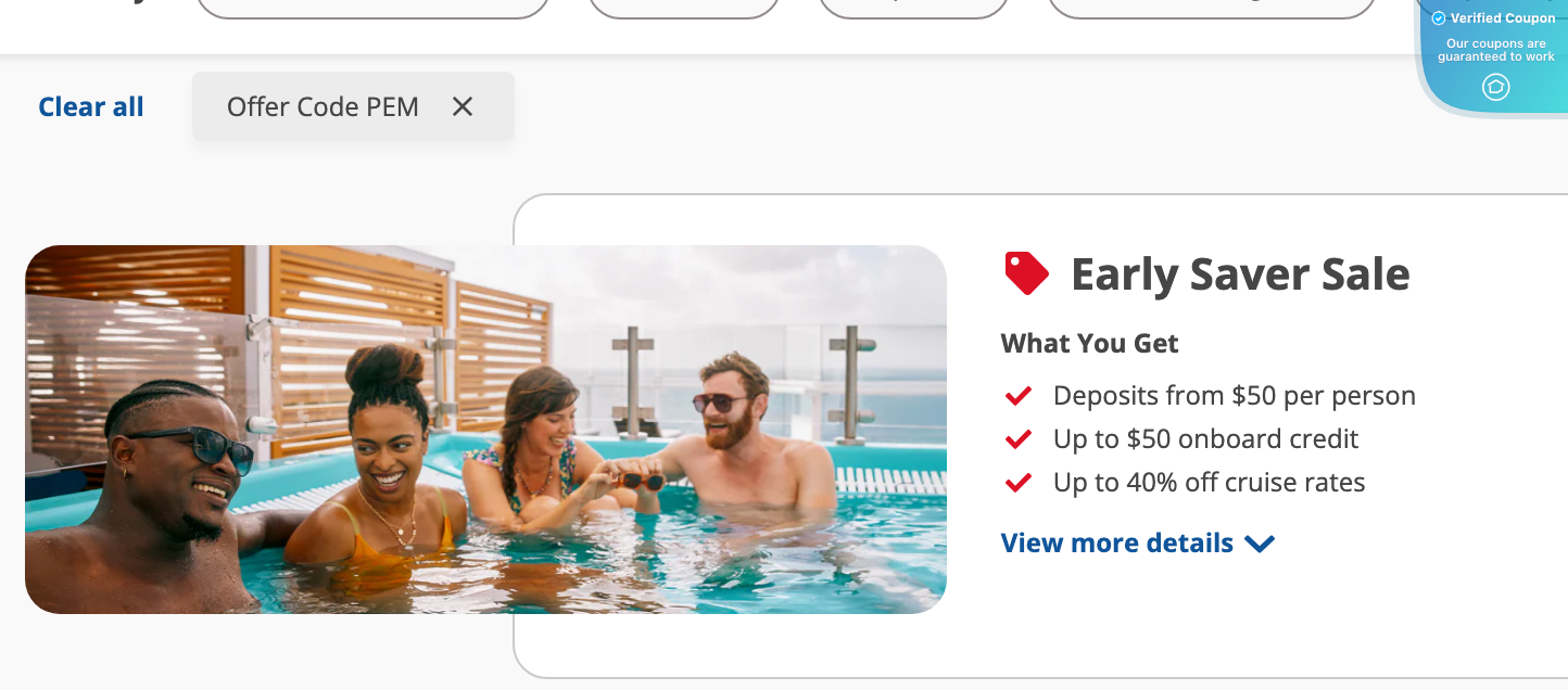 45% Off Carnival Cruise Coupons & Promo Codes - May 2025
