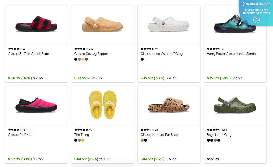 25% Off Crocs Coupons & Promo Codes - June 2025