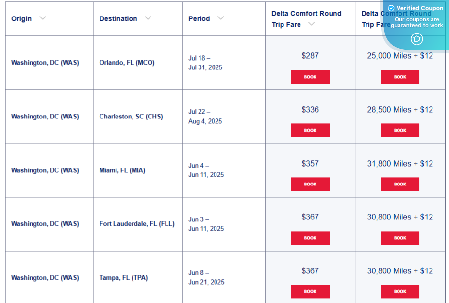 15% Off Delta Coupons & Promo Codes - May 2025