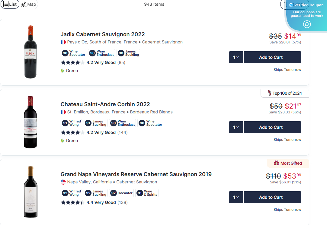 $20 Off Wine.com Coupons & Promo Codes - May 2025