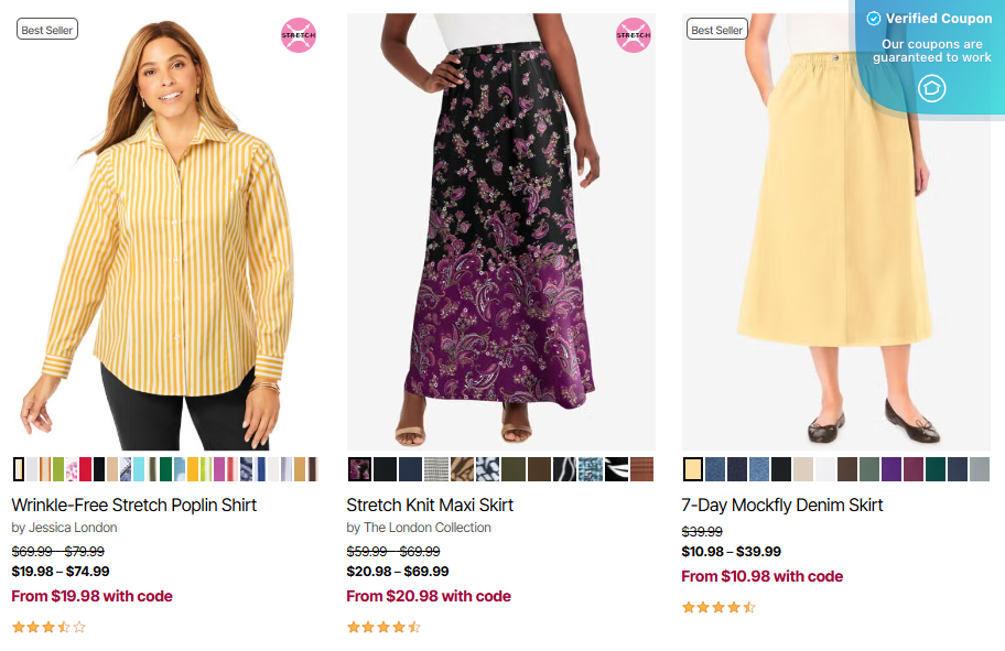 101 Woman Within Coupons & Promo Codes for June 2025