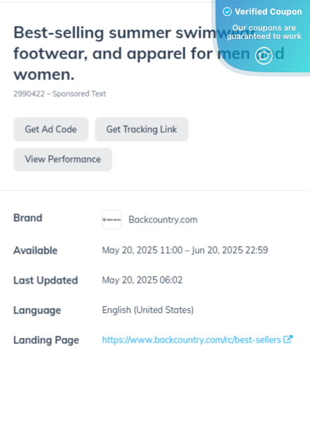 15% Off Backcountry Coupons & Promo Codes - June 2025