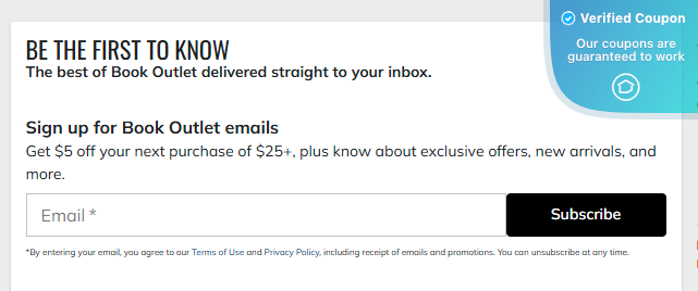 Book Outlet Coupons - Up to $5 Off (No Codes Needed)