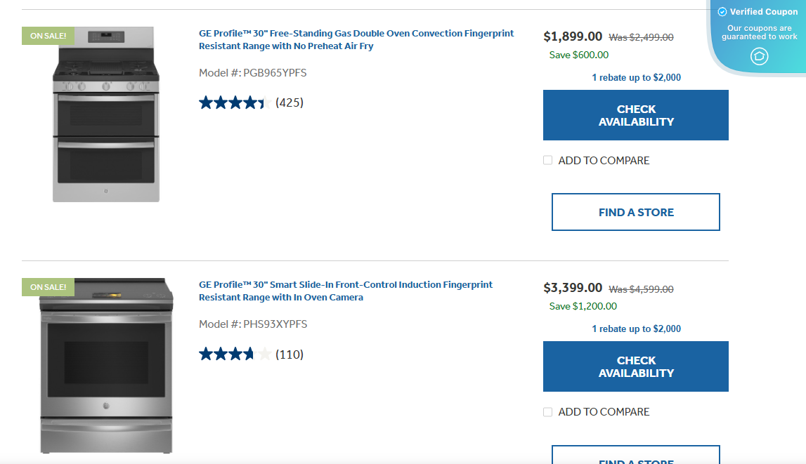 40% Off GE Appliances Coupons & Promo Codes - June 2025