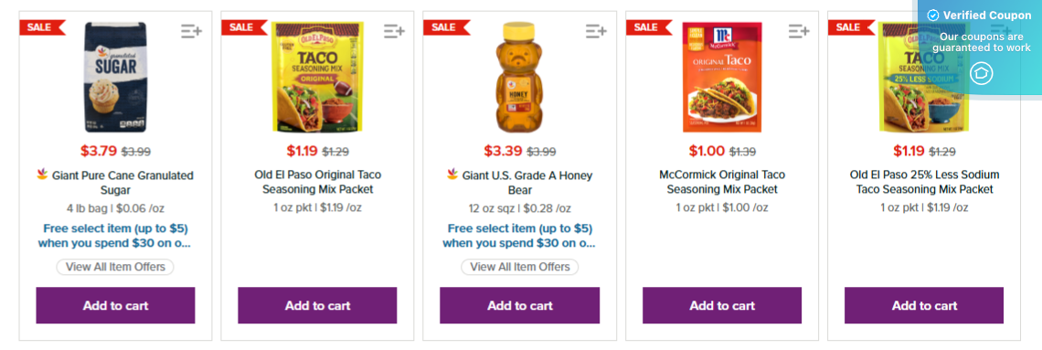 $25 Off Giant Food Coupons & Promo Codes - June 2025