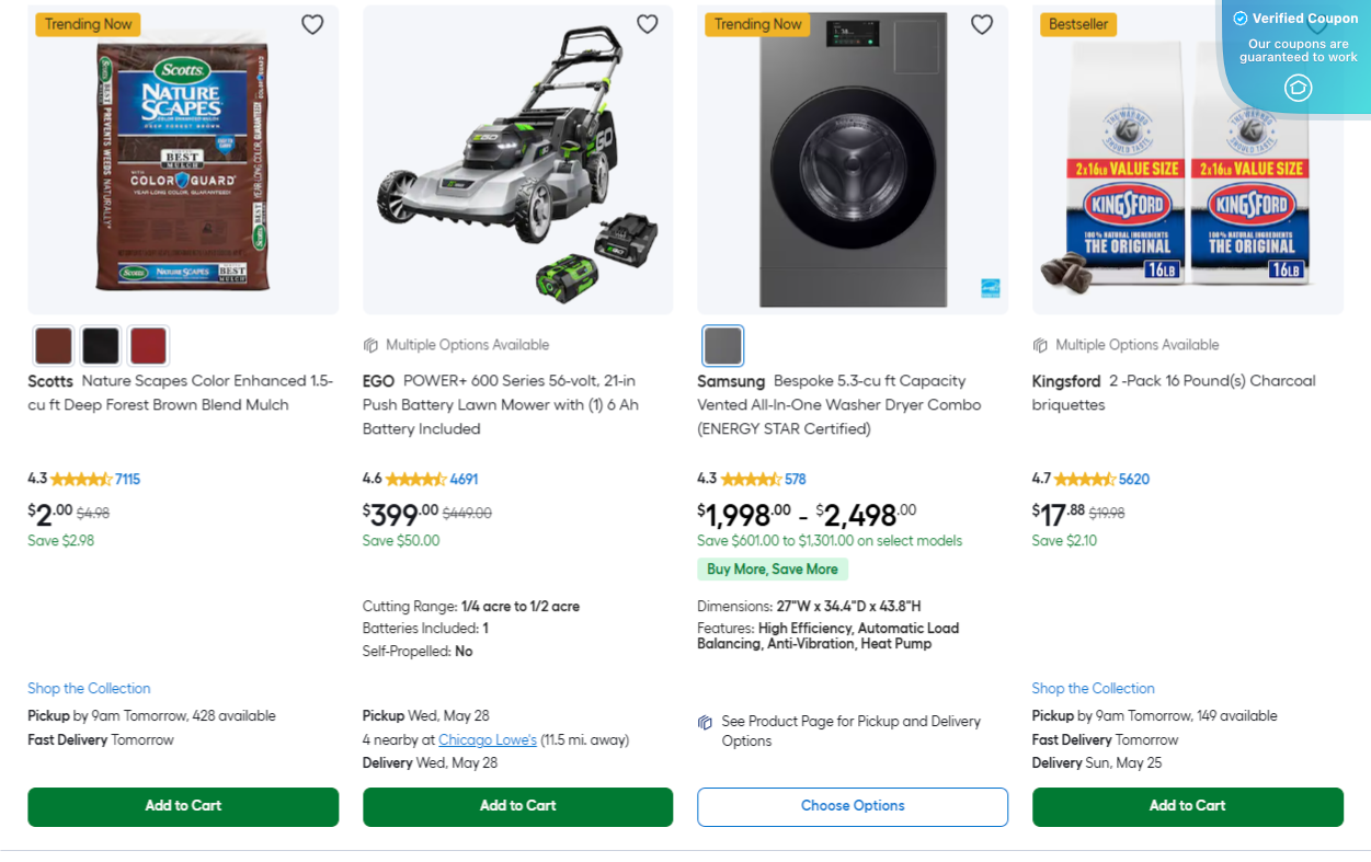 50% Off Lowe's Coupons & Promo Codes - May 2025