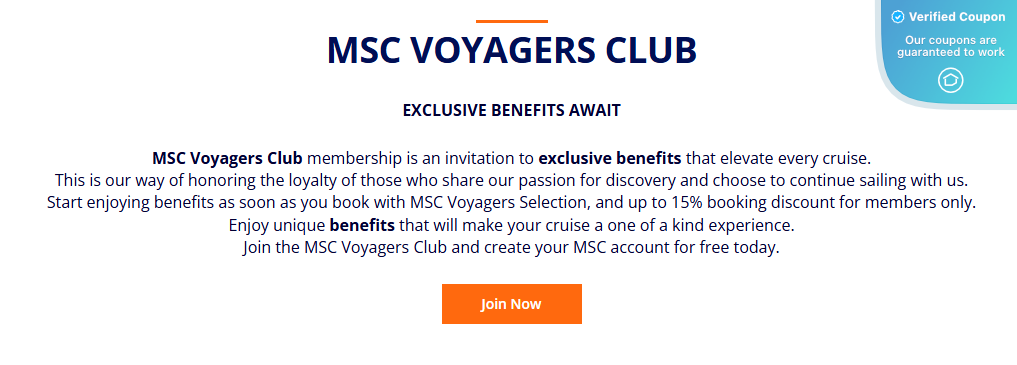 MSC Cruises Coupons - Up to $25 Off (No Codes Needed)