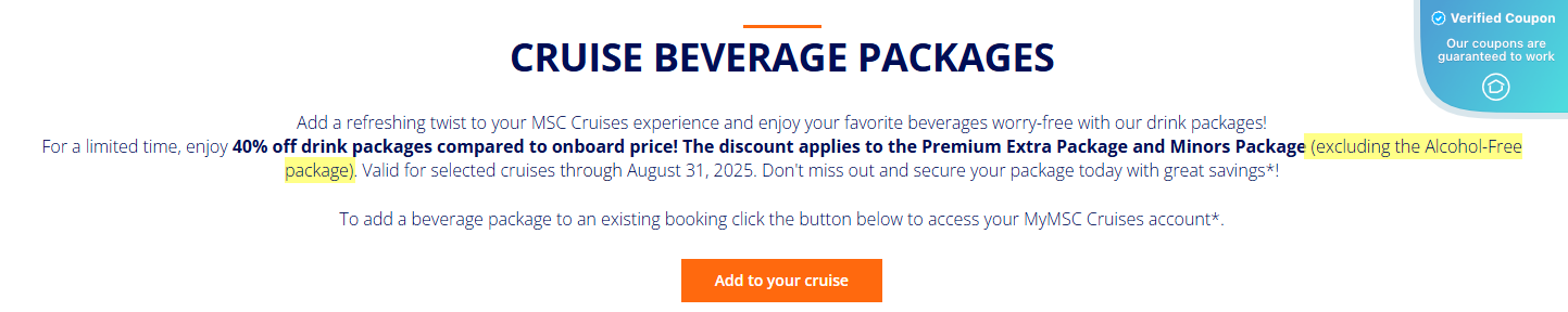 MSC Cruises - Coupons & Promo Code for June 2025