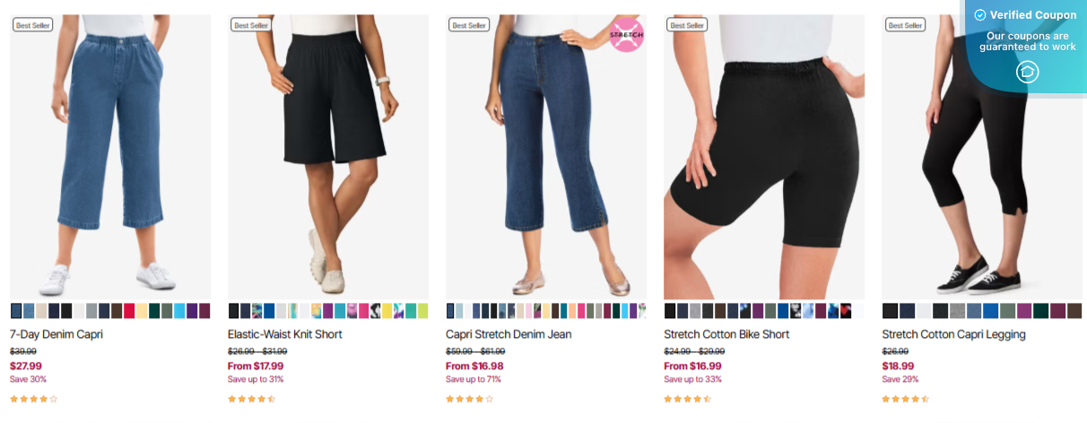 101 Woman Within Coupons & Promo Codes for June 2025