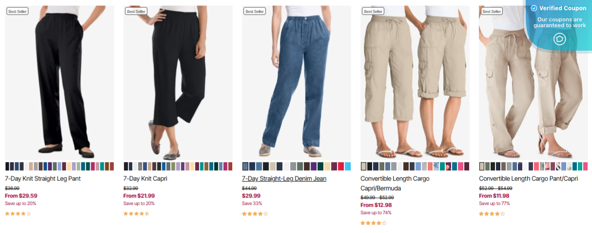 101 Woman Within Coupons & Promo Codes for June 2025