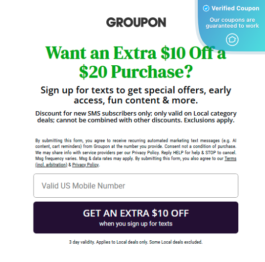 62 Groupon Verified Coupons + Promo Codes for June 2025