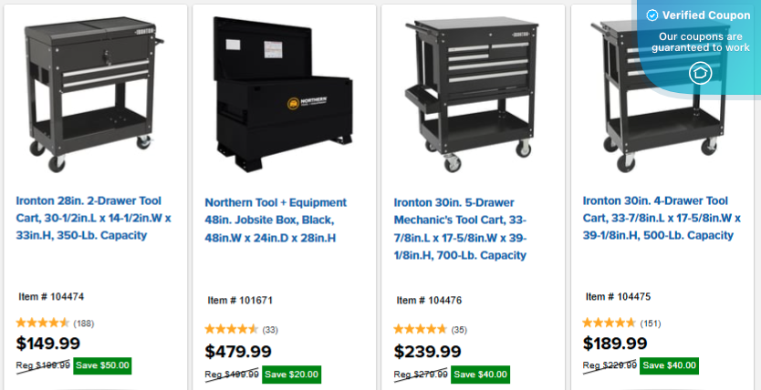 $20 Off + Northern Tool Coupons & Promo Codes – June 25