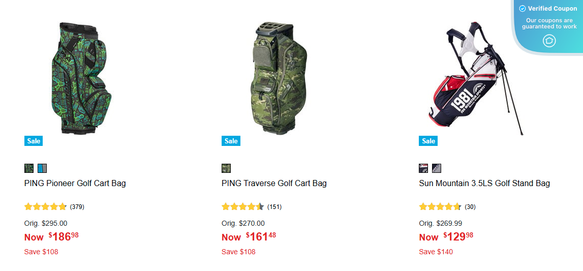 The Golf Warehouse - Coupons & Promo Code for June 2025