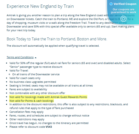 10% Off Amtrak Coupons & Discount Codes - May 2025