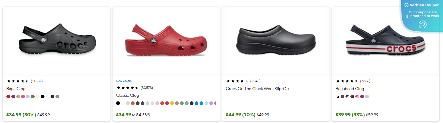 25% Off Crocs Coupons & Promo Codes - June 2025