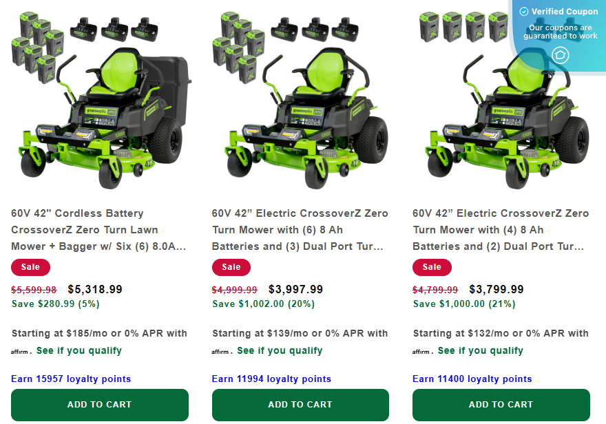 15% Off Greenworks Coupons & Promo Codes - June 2025