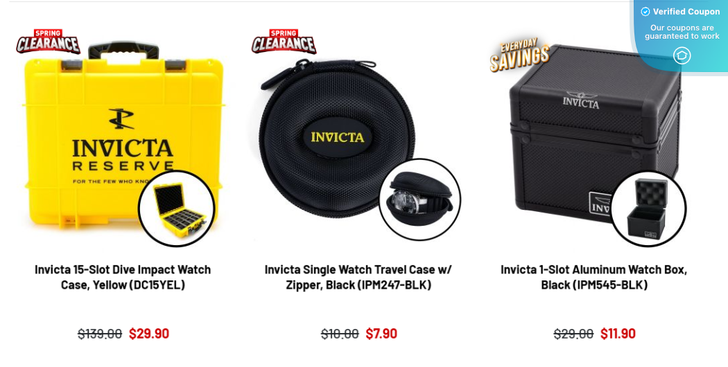 Save up to 15% with Invicta Promo Codes in June 2025