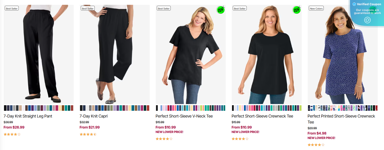 50% Off + Woman Within Coupons & Promo Codes – June 25