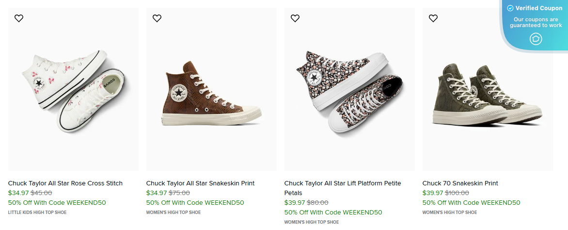 20% Off Converse Coupons & Promo Codes - June 2025